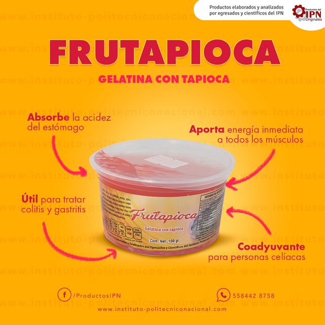 FRUTAPIOCA – Productos Oficiales del IPN