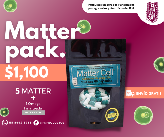 MATTER CELL PACK 5 – Productos Oficiales del IPN